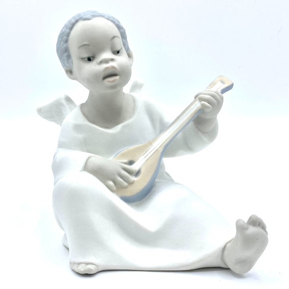 Lladro | Art | Lladro Angel 4537 Part Of The Black Legacy Collection ...